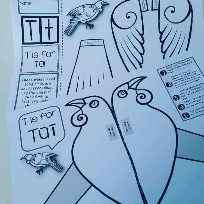Tui – New Zealand Bird {Make & Do Activity Pack}