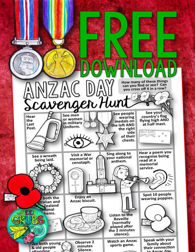 Anzac Day FREE Printables