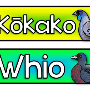 New Zealand Native Bird Labels {Editable}