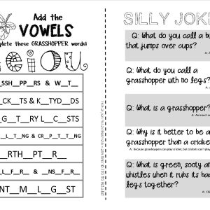 Grasshoppers! {Fun and facts about grasshoppers,crickets, katydids + weta}