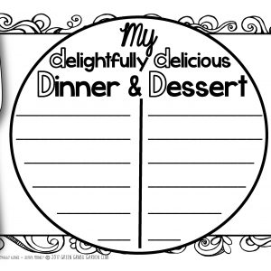 D = DINNER & DESSERT {Kiwiana Themed ‘Make & Take’ Alphabet Set}