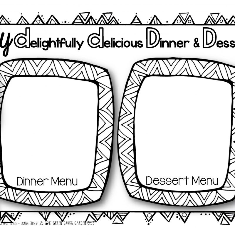 D = DINNER & DESSERT {Kiwiana Themed ‘Make & Take’ Alphabet Set}