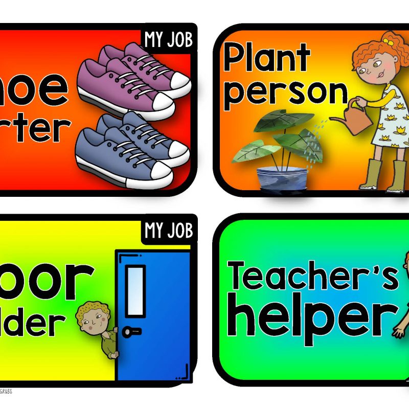 Stickers And Staples Classroom Jobs